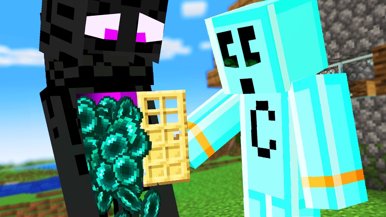 Watch what happens when you go inside Minecraft mobs