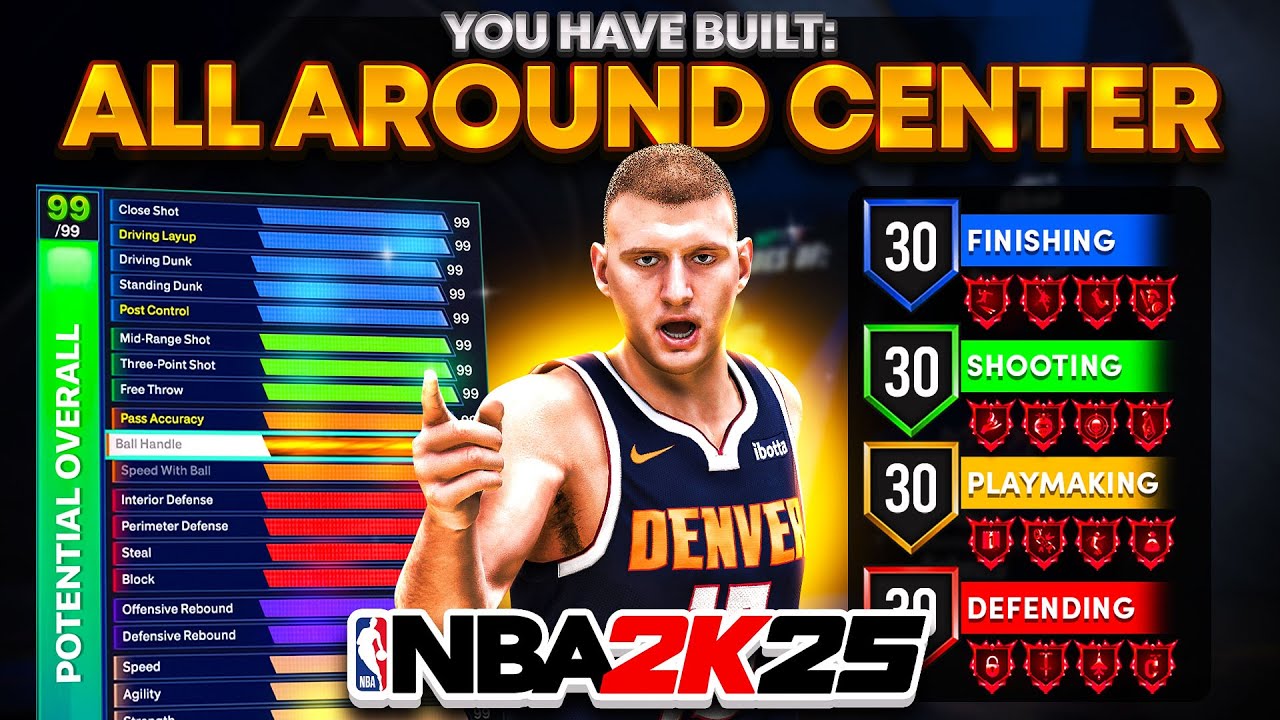 Best all around center build in NBA 2K25