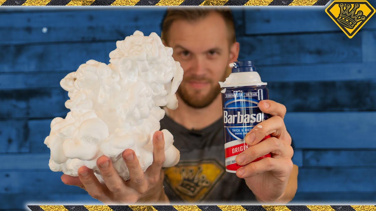 Freeze drying shaving cream has surprising results