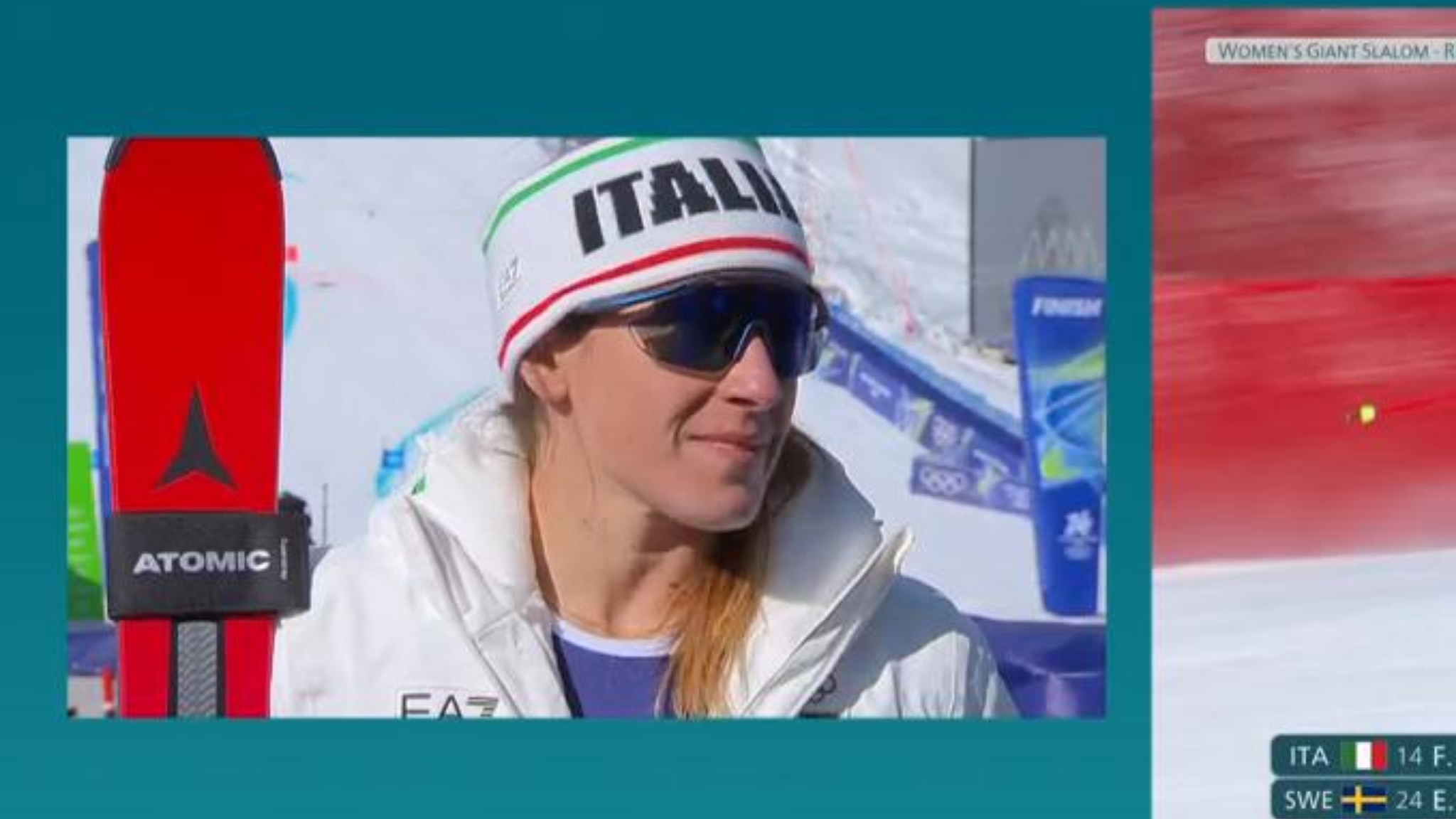 Sofia Goggia incredula commenta la sua prima manche del gigante: "Non ...