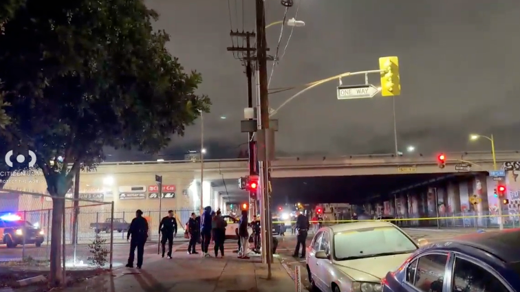 18-year-old shot at downtown Los Angeles street takeover