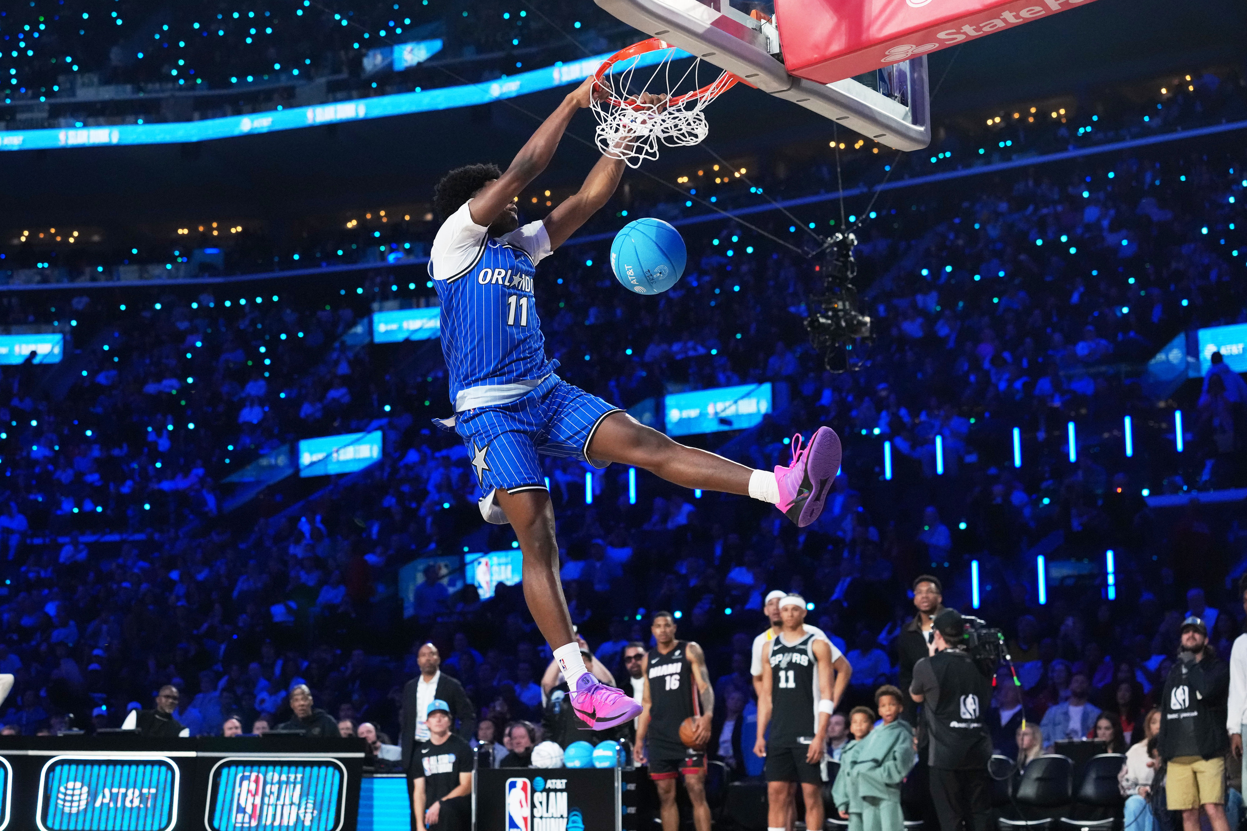 Jase Richardson suffered scary fall during NBA dunk contest