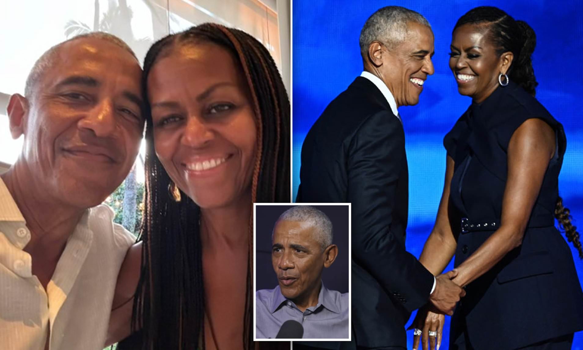 Obama confesses 'Michelle would divorce me' as he opens up about his ...
