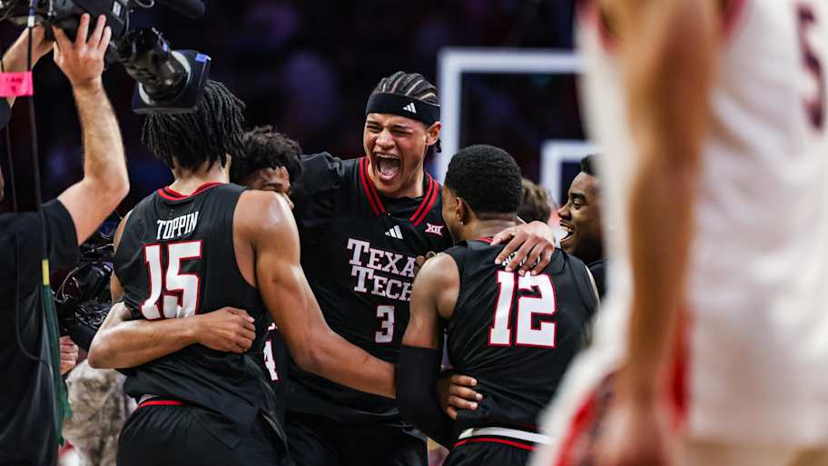 Texas Tech fans celebrate after the No. 16 Red Raiders upset No. 1 ...