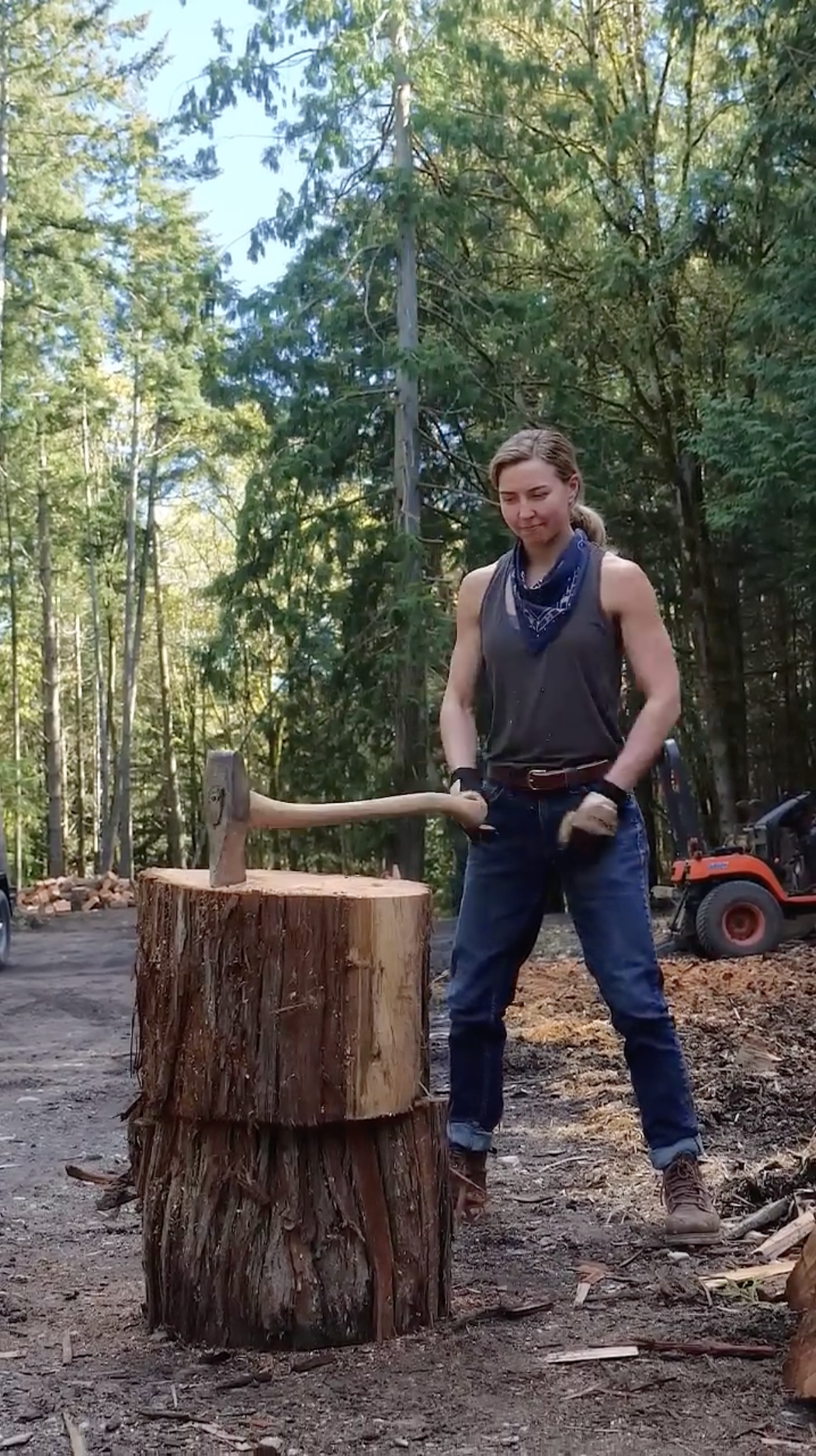 Wood test without the chop