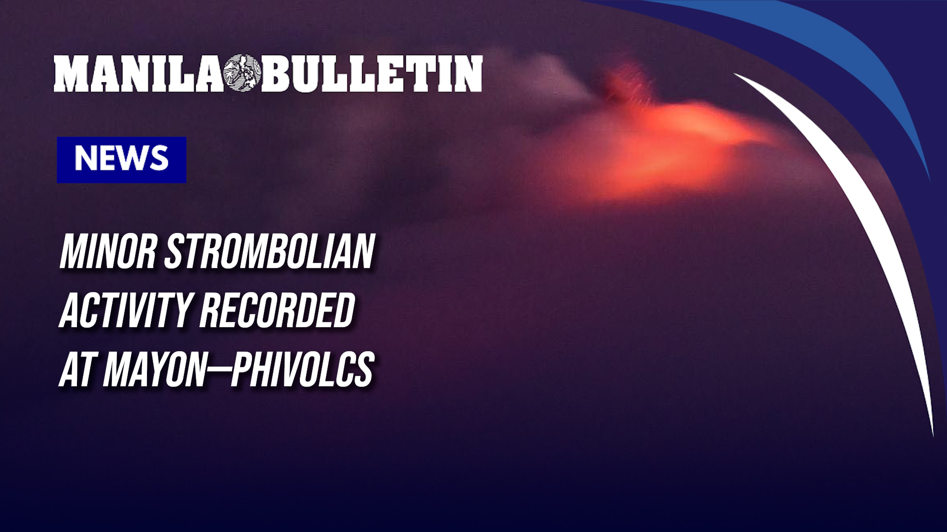 Minor Strombolian activity recorded at Mayon—Phivolcs