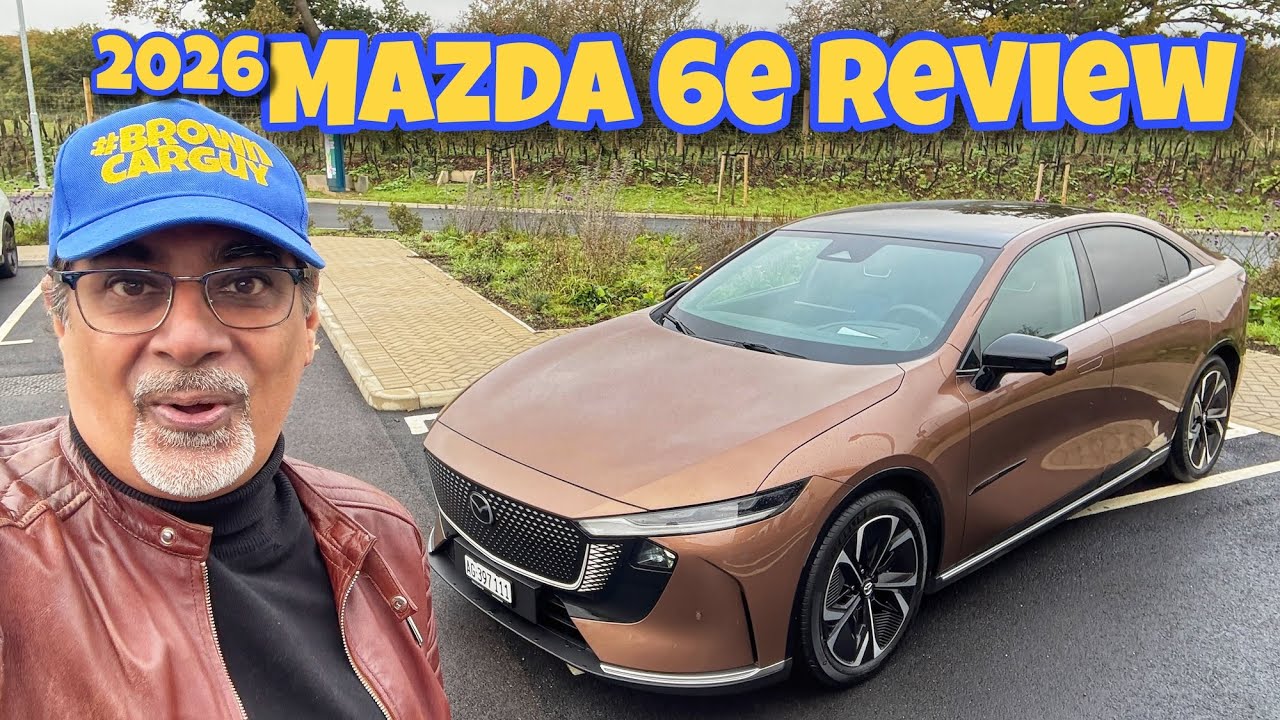 2026 Mazda 6e review! Mazda's stunning all-electric 5dr saloon tested ...