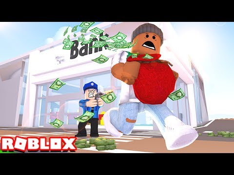 Escaping the bank in Roblox