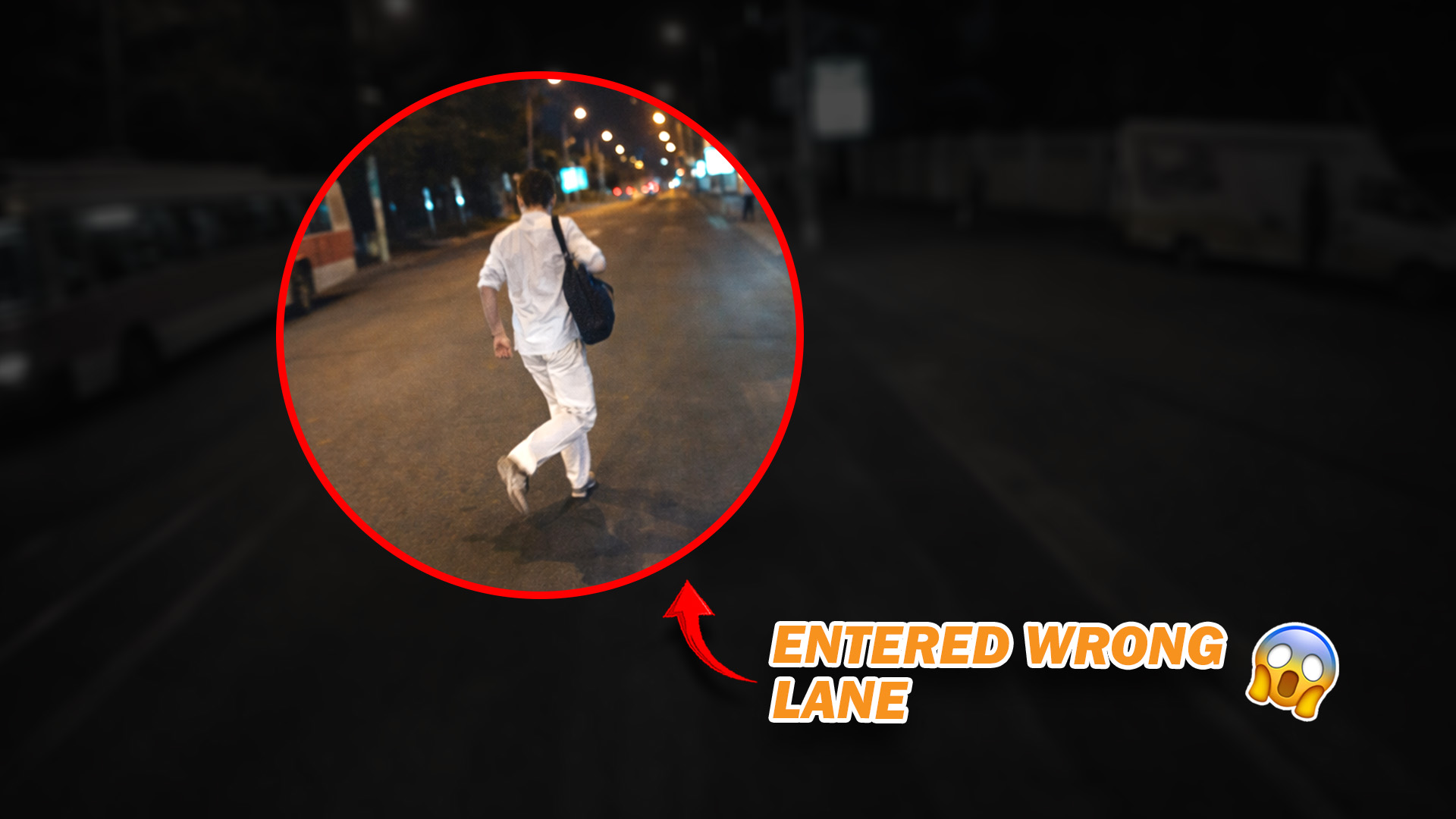 Careless crossing ends with pedestrian being hit
