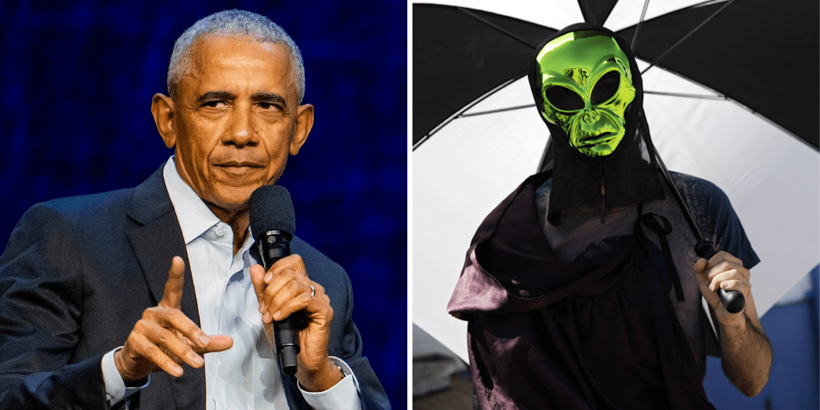 Barack Obamas påstående: "Utomjordingar finns"