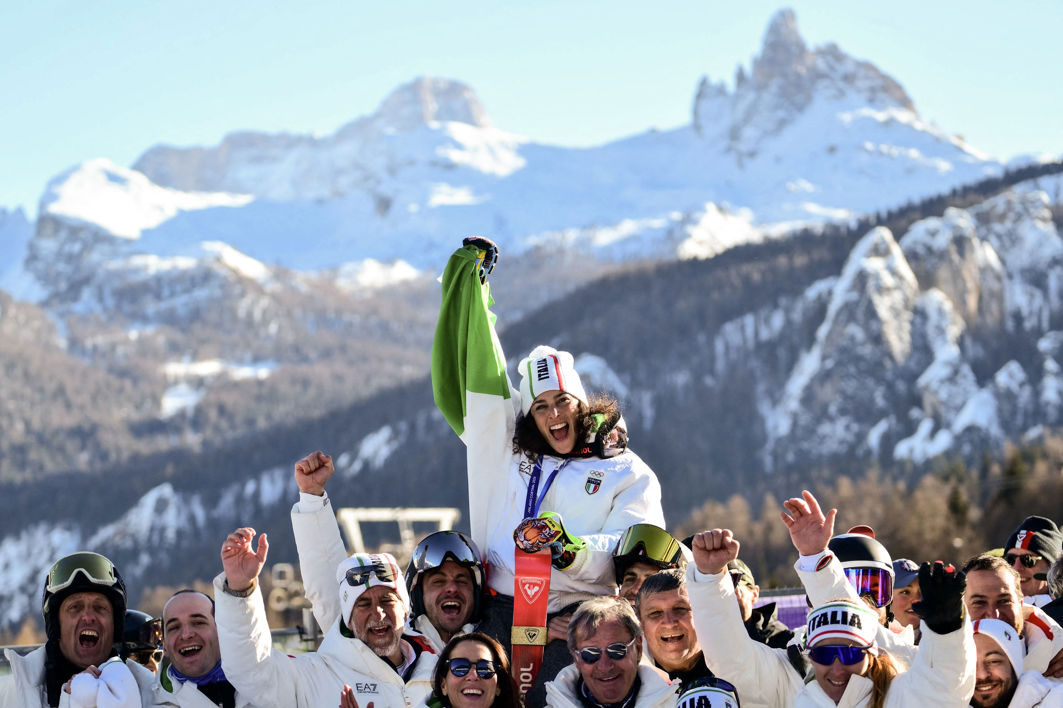 With a broken body, Federica Brignone’s Olympic message: Just show up