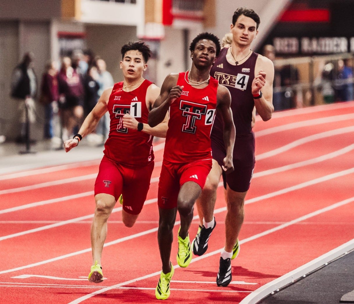Kyzer Dunbar gets Texas Tech track and field record in third race