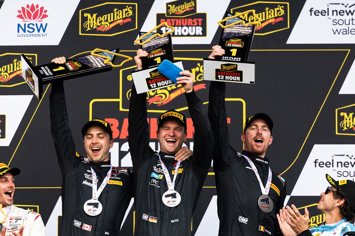 Mercedes logra una dramática victoria en las 12 horas de Bathurst