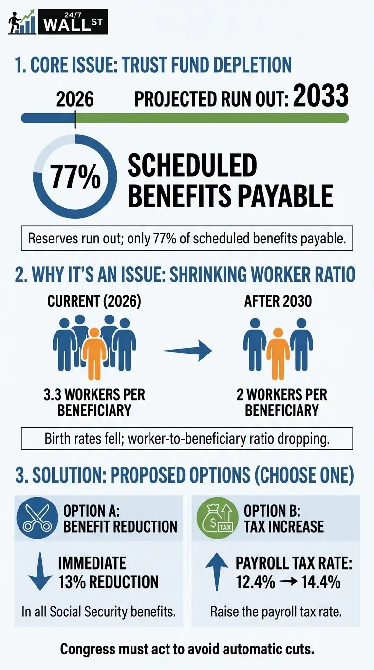Will Social Security really run out of money? What happens then?