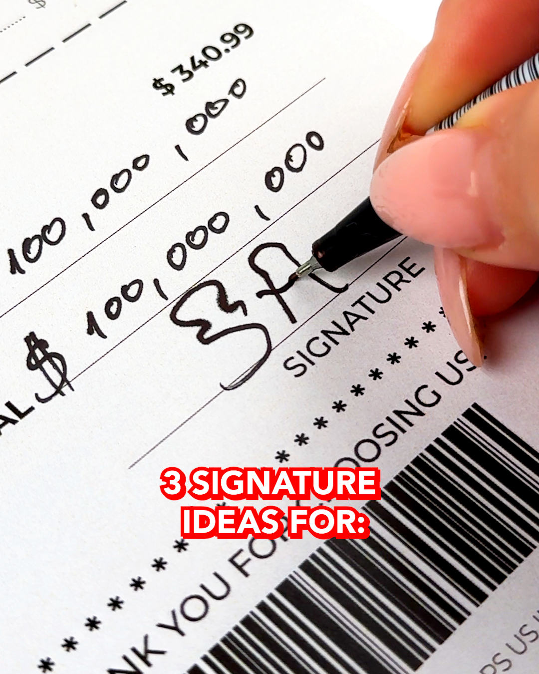 Improve your signature with this testing method