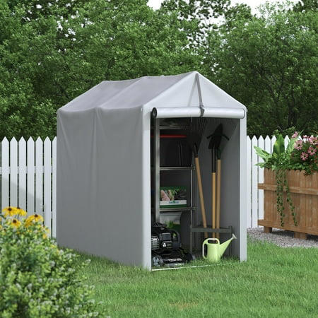 Walmart is selling a 'very useful' canopy storage shed for $66, and ...
