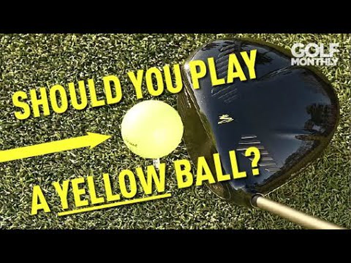 Why do some golfers use a yellow ball?