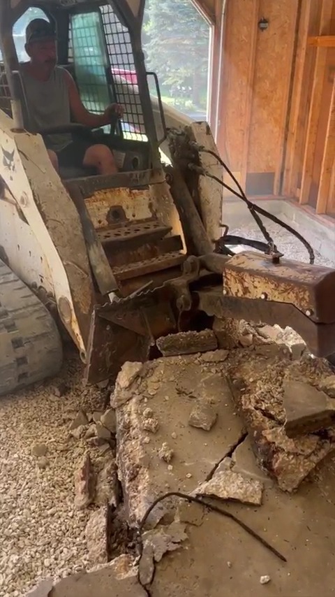 Concrete removal fast and easy!