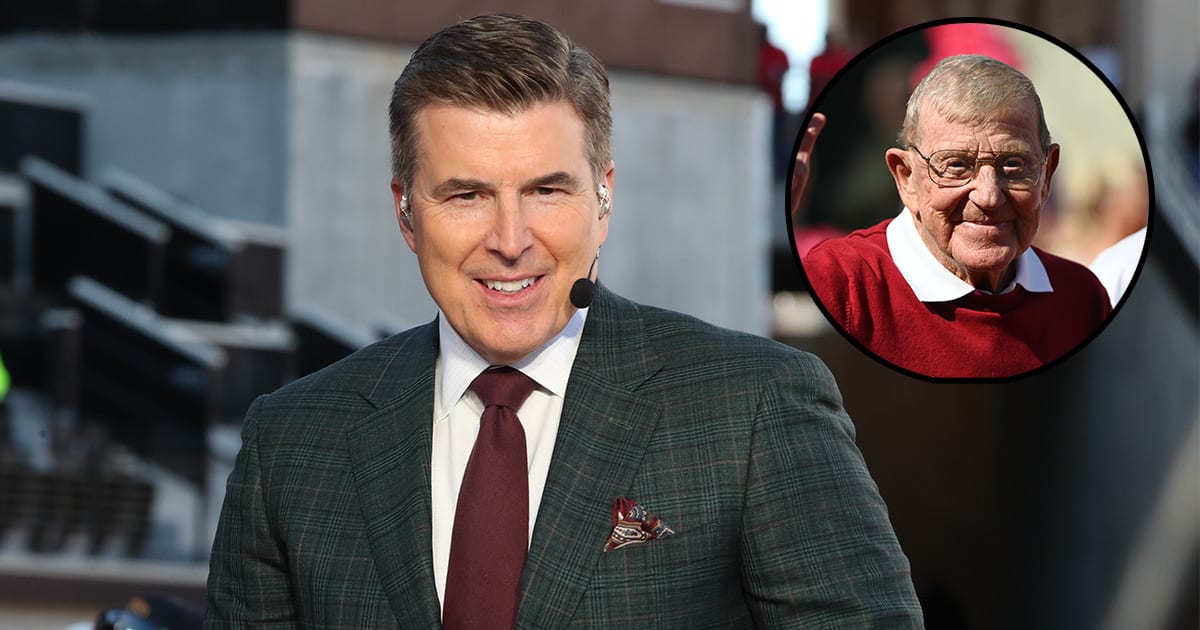 Rece Davis reflects on his relationship with Lou Holtz after entering ...
