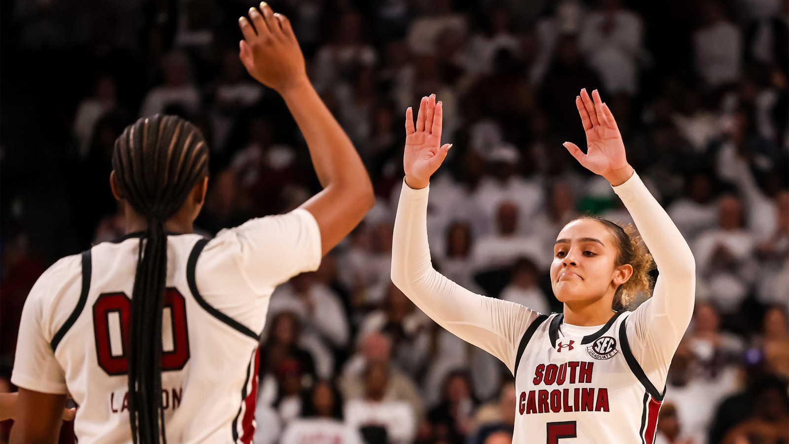 Tessa Johnson joins Aliyah Boston company with South Carolina’s big ...