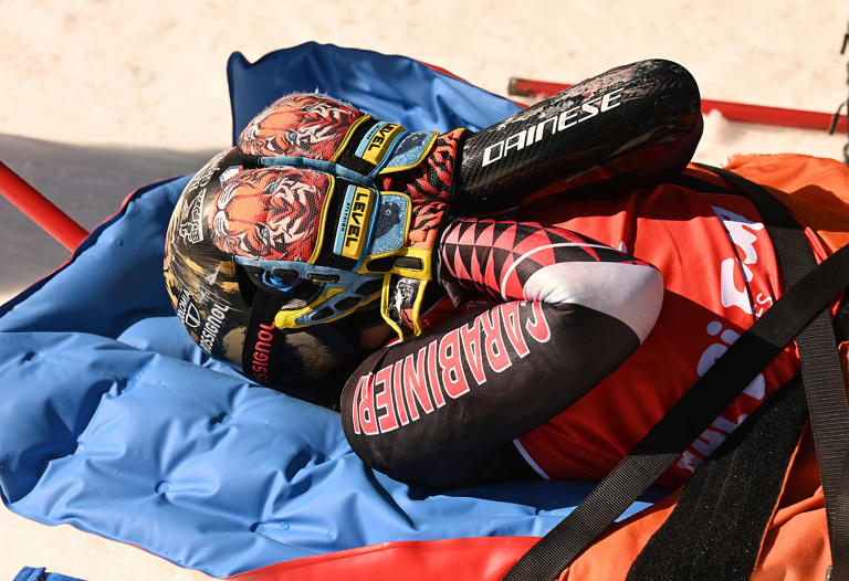 With a broken body, Federica Brignone’s Olympic message: Just show up