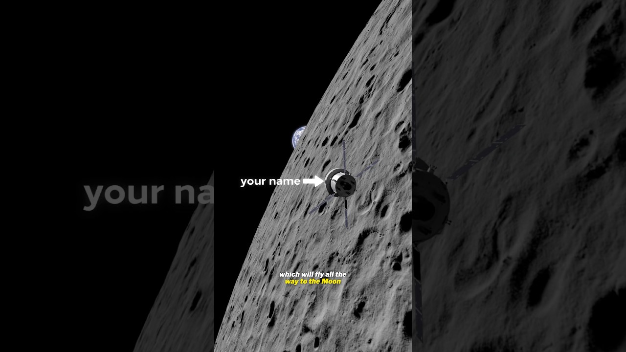 Send your name to the moon!