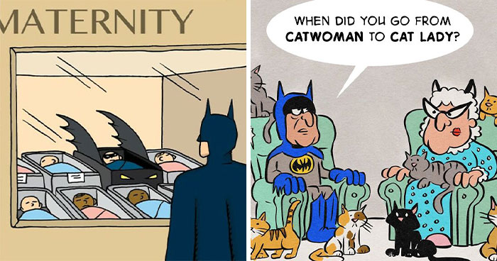 16 hilarious comics about superheroes dealing with everyday problems