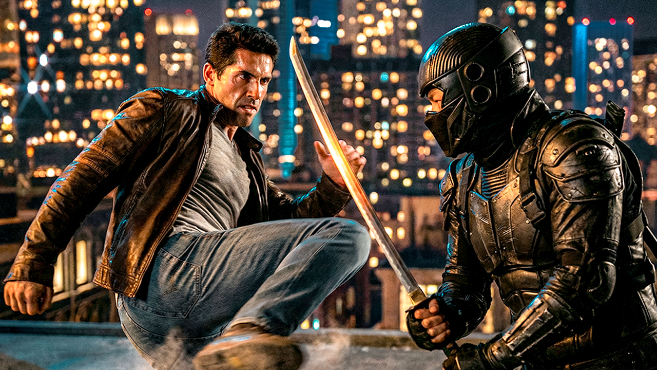 Scott Adkins: Rooftop ninja fight