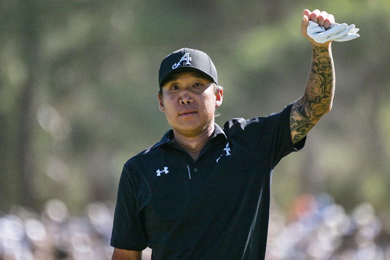 Golfer Anthony Kim celebrates comeback after winning first event in 16 ...