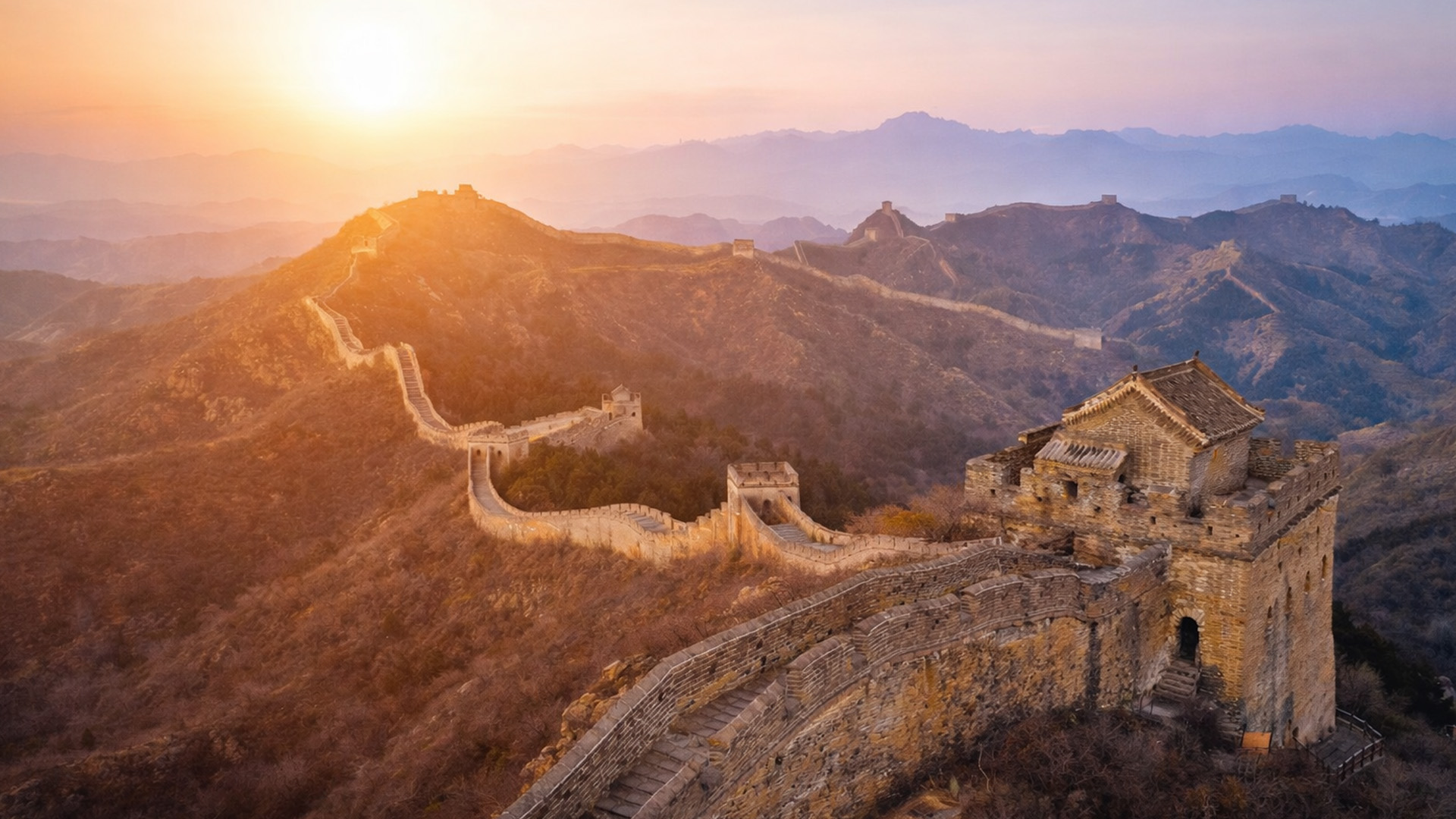 Historic wonder winding through the mountains of China