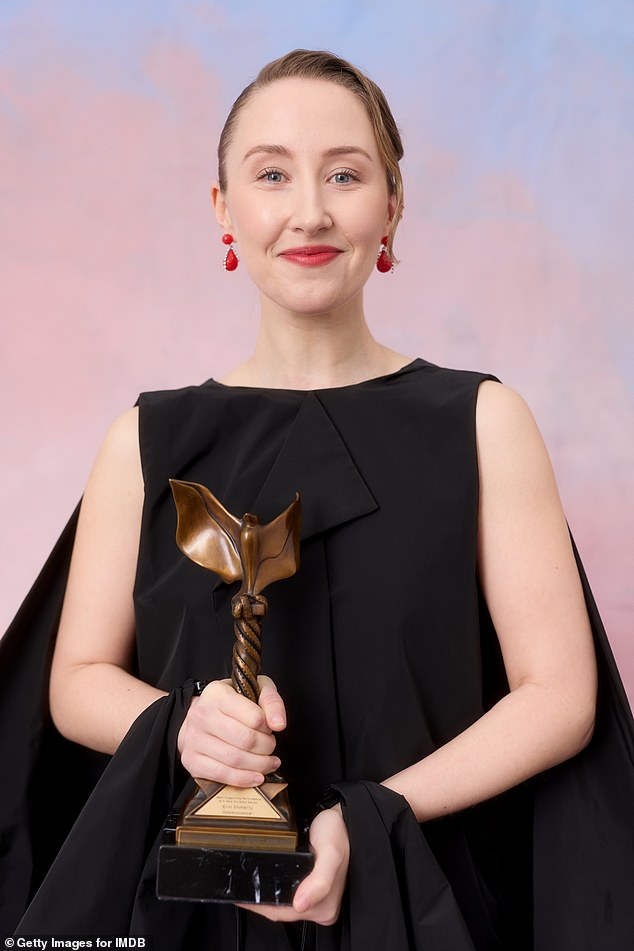 Erin Doherty wins at Independent Spirit Awards ceremony as she joins ...