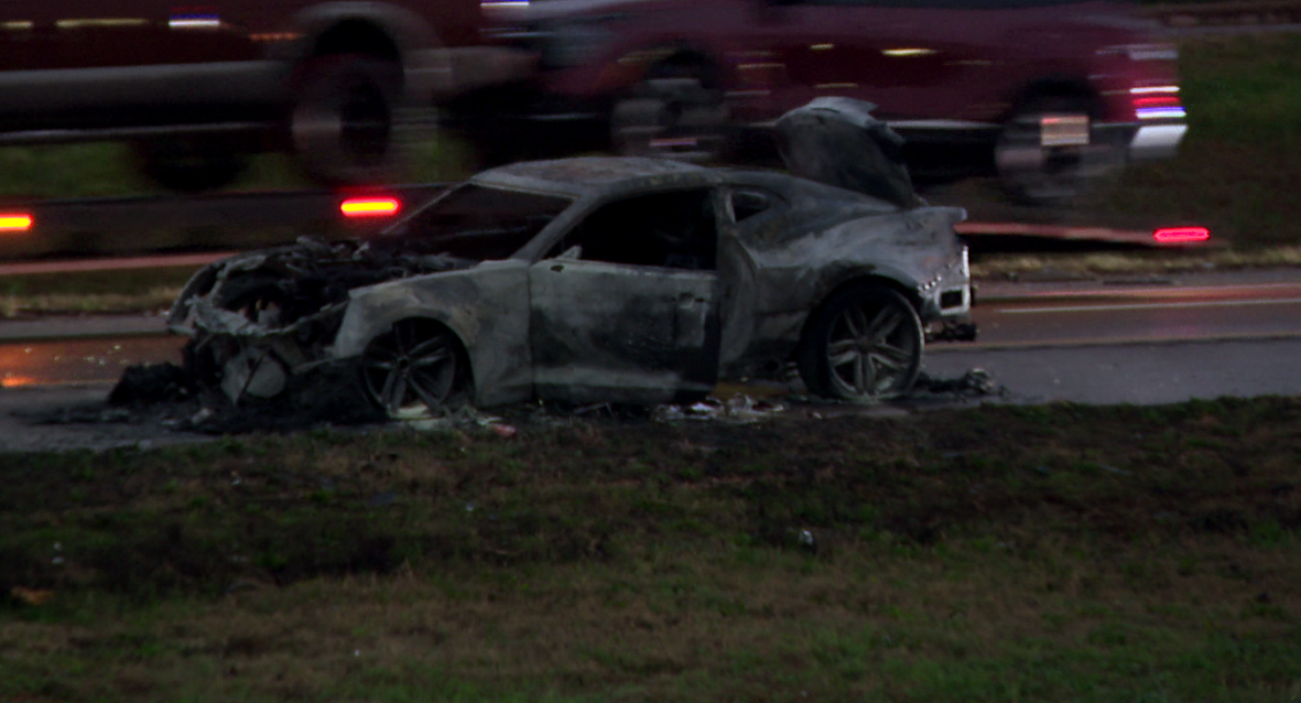 Vehicle fire on I-20 near Terry Road classified accidental
