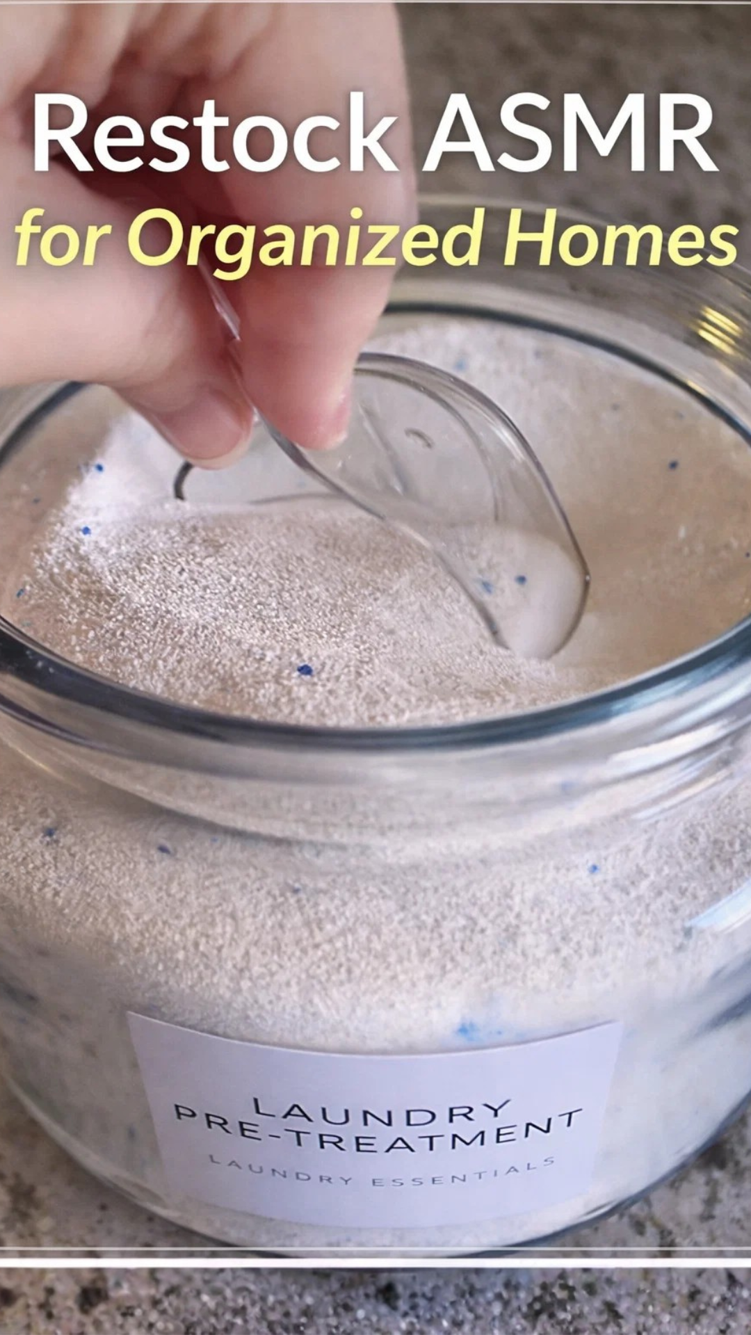 Laundry, grocery, and bathroom restock ASMR for organized homes
