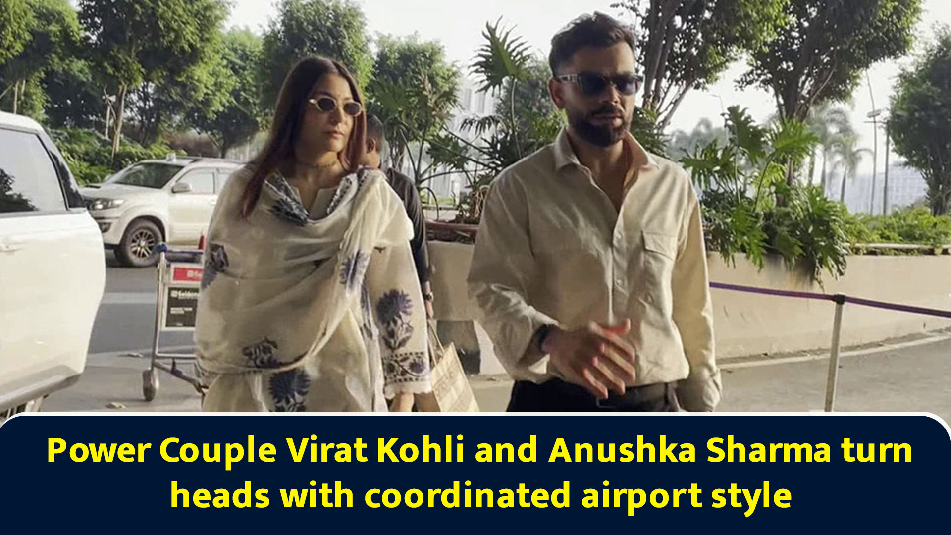 Power couple Virat Kohli and Anushka Sharma turn heads with coordinated ...
