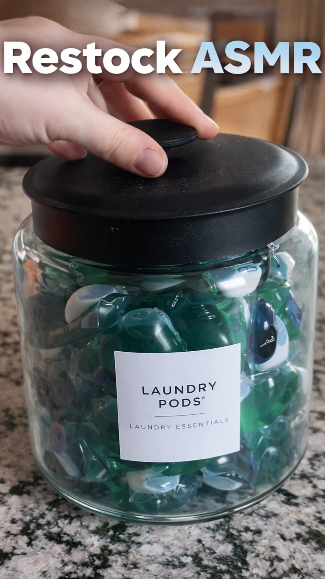 Laundry, hot cocoa bar, and mini fridge restock ASMR