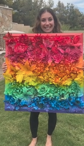 A simple DIY turned this wall art into a showpiece