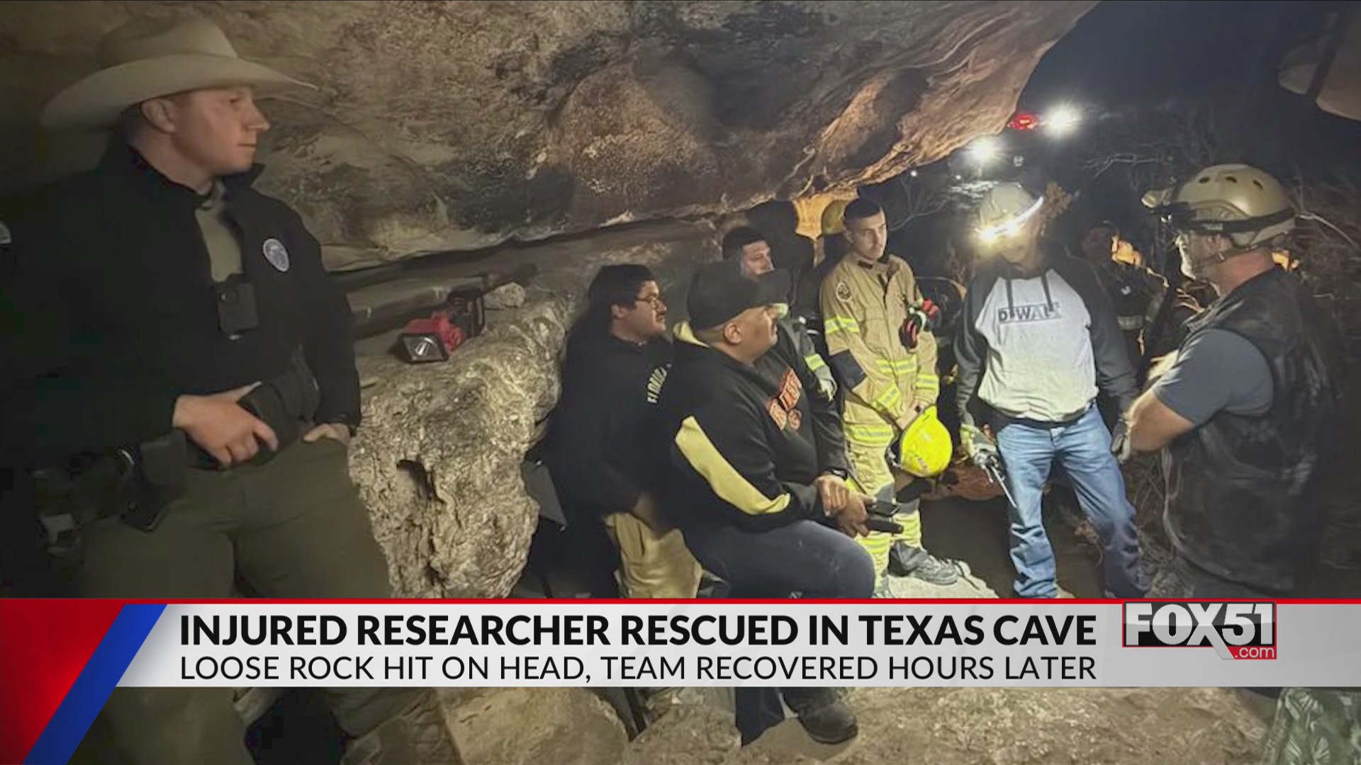 Injured researcher rescued in West Texas after Sorcerer's Cave rockfall