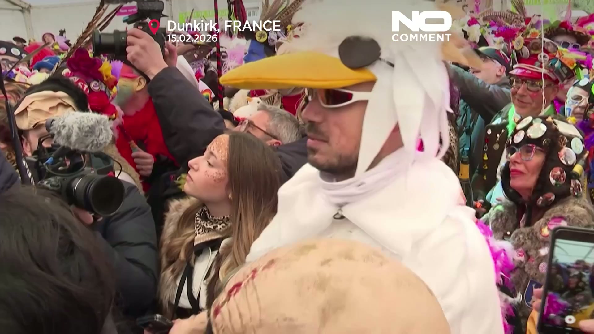 France crowns seagull cry champion at quirky Dunkirk carnival