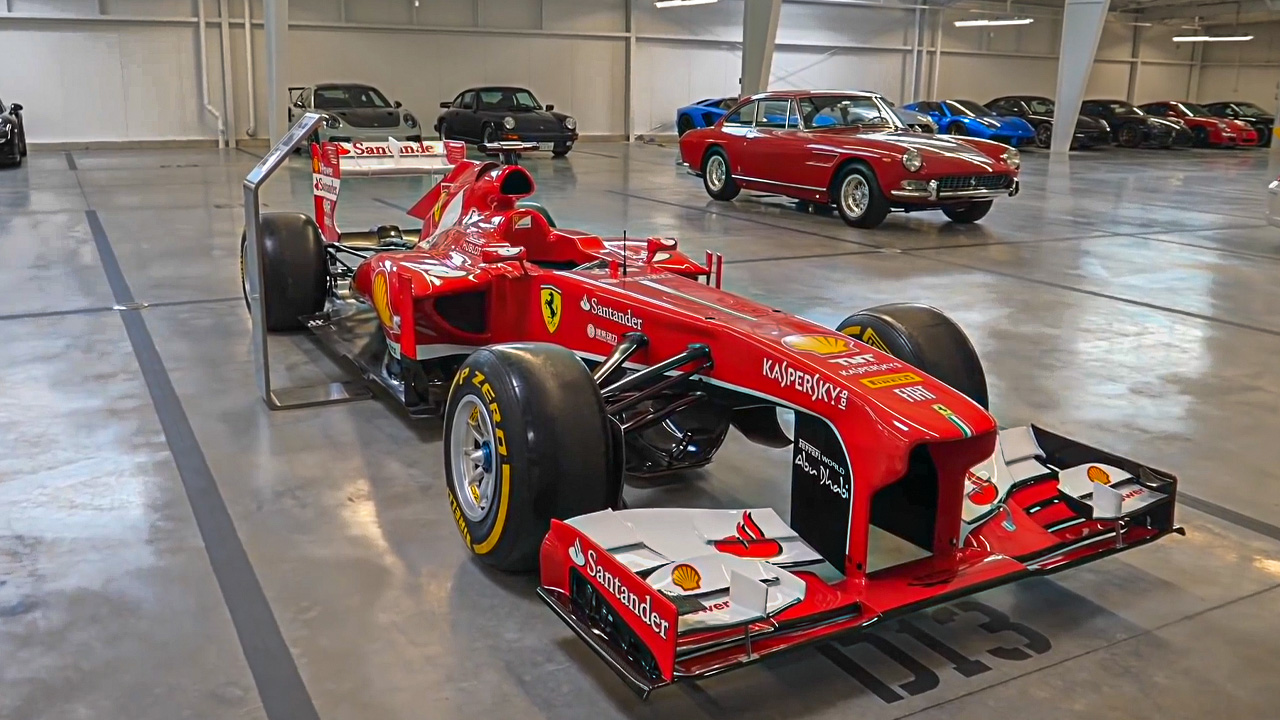 Seattle surprise: A real 2013 Ferrari Formula 1 car in storage