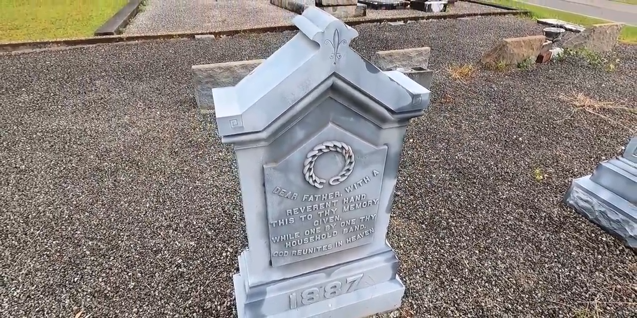 Rare Grave Stones Found in 177 year Old Graveyard