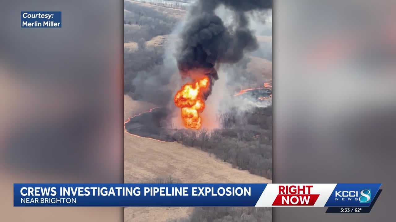 WATCH: Video shows as flames soar after pipeline explosion in southeast ...