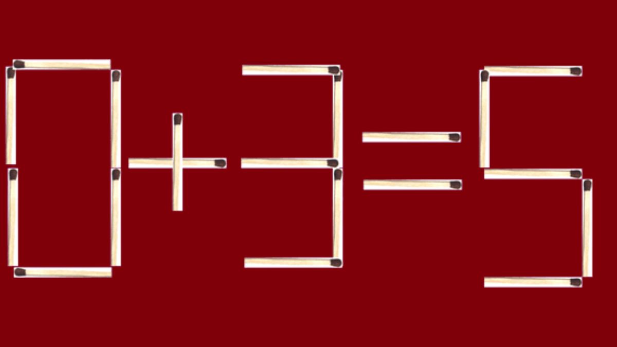 Lighten up your IQ with this matchstick puzzle