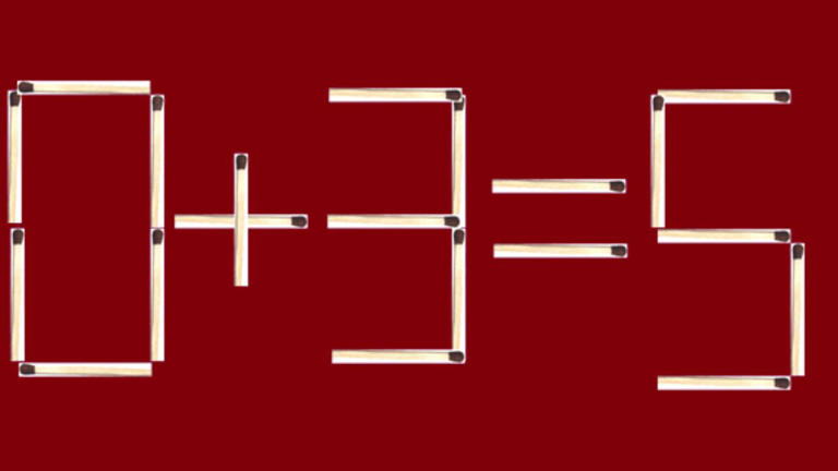 Lighten up your IQ with this matchstick puzzle
