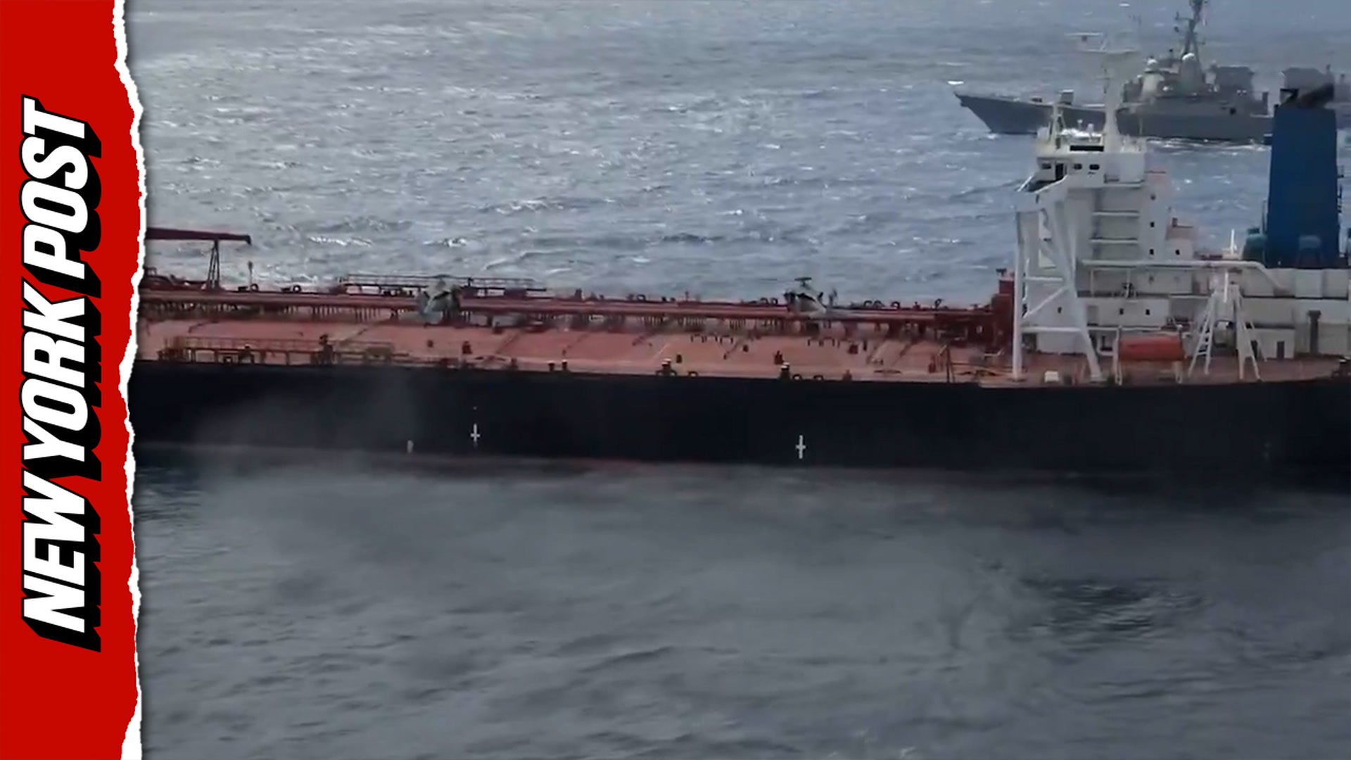 US military intercepts sanctioned oil tanker following long pursuit