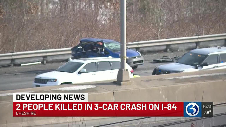 Teens identified in deadly I-84 crash near Waterbury-Cheshire line