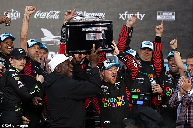 Michael Jordan goes wild as his NASCAR driver wins Daytona 500: 'Feels ...