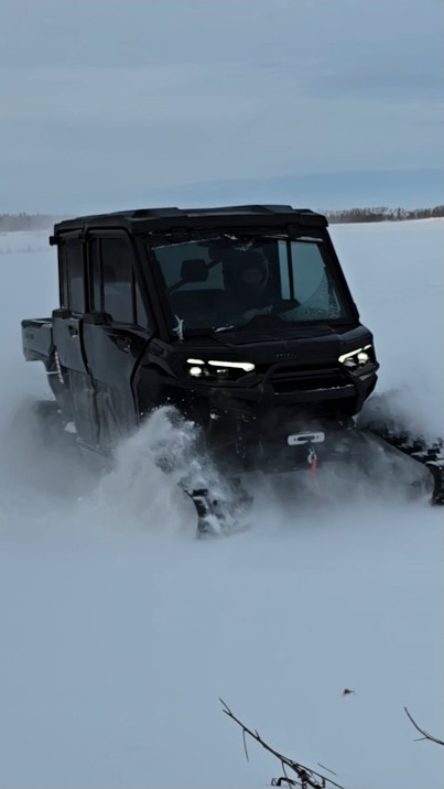 This 2026 Can-Am Defender on tracks is built different