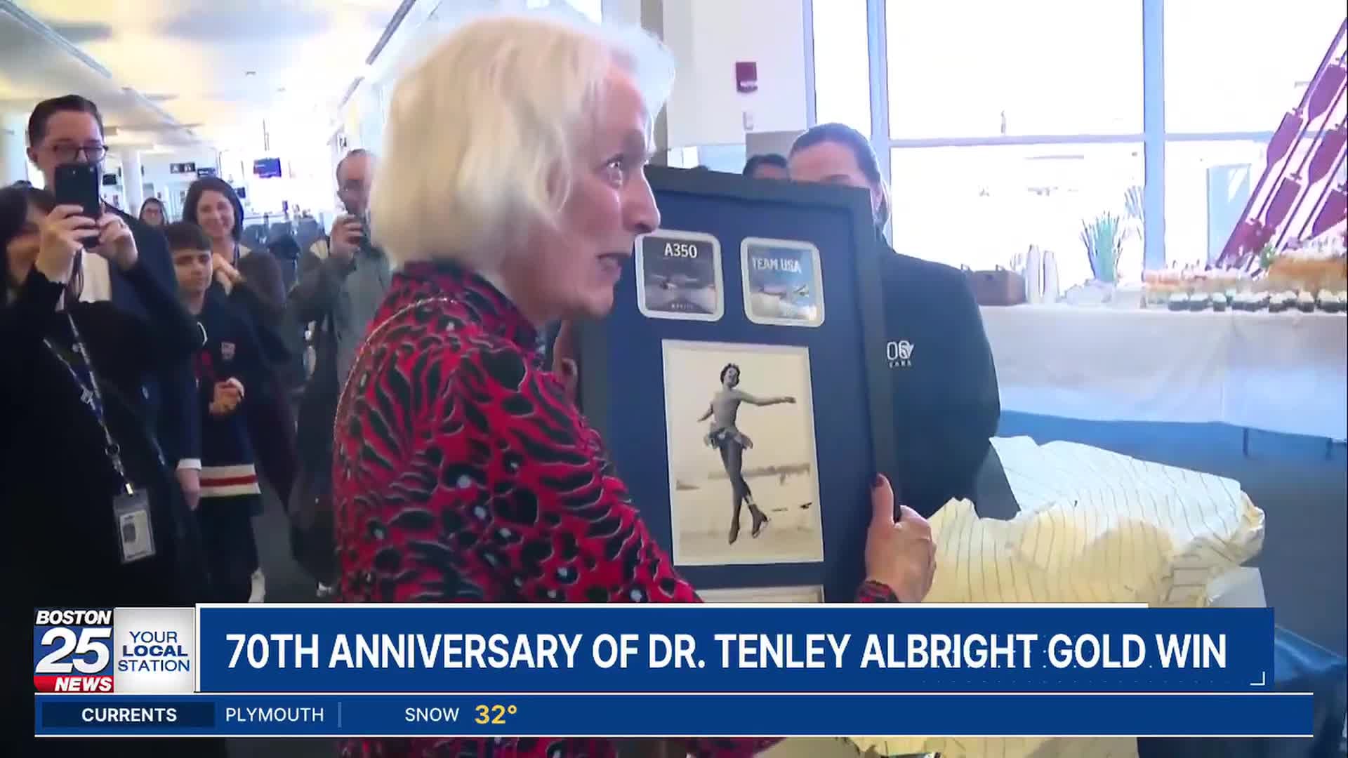 Newton native, Olympic legend Dr. Tenley Albright, given special ...
