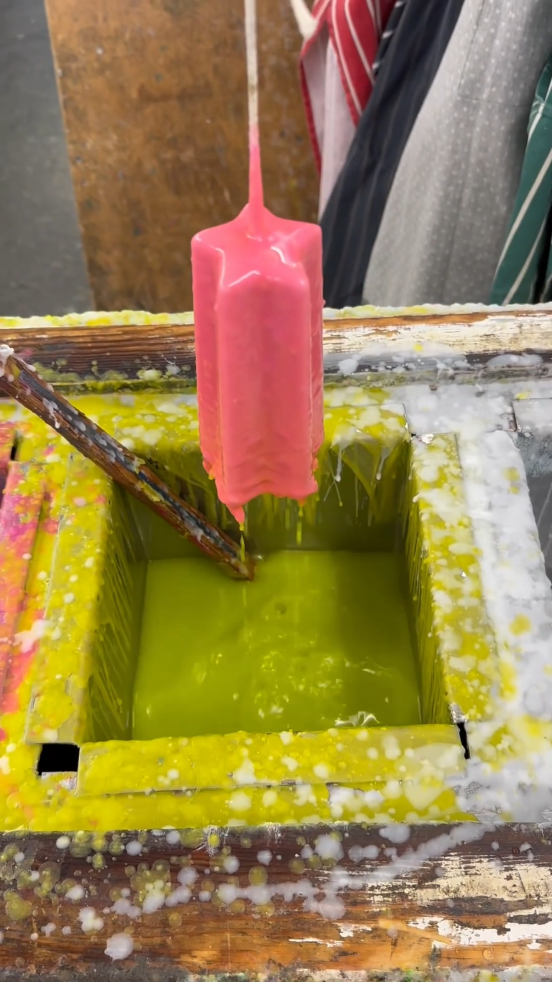 Relaxing candle dipping process you need to see