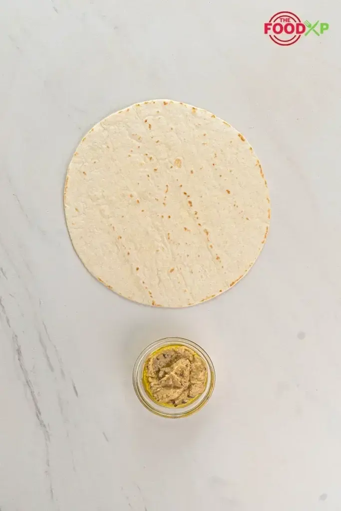 Greek veggie hummus wrap recipe